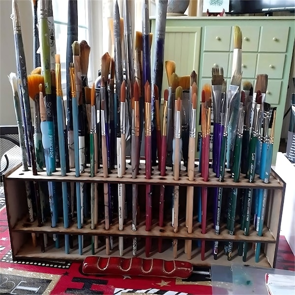 Paint Brush Storage - Etsy