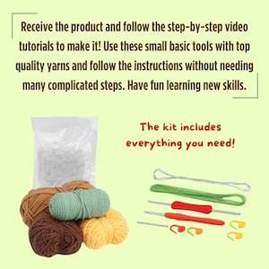 Crochet Flower Starter Kit, Crochet Orchid Tutorial, Beginner Crochet ...