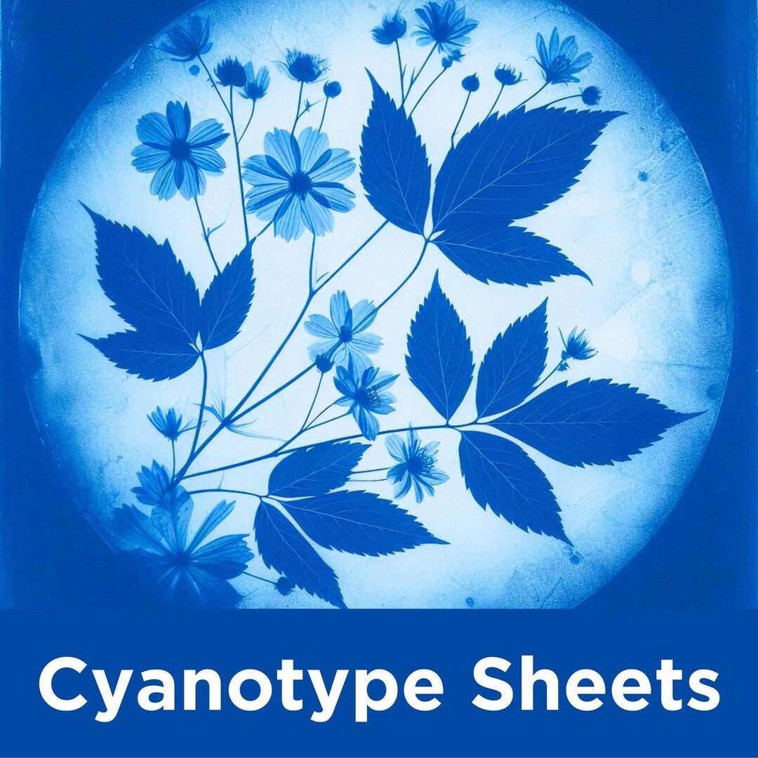 Easy Cyanotype Printing Kit, Sun Printing Kit, Solar Printing Kit ...