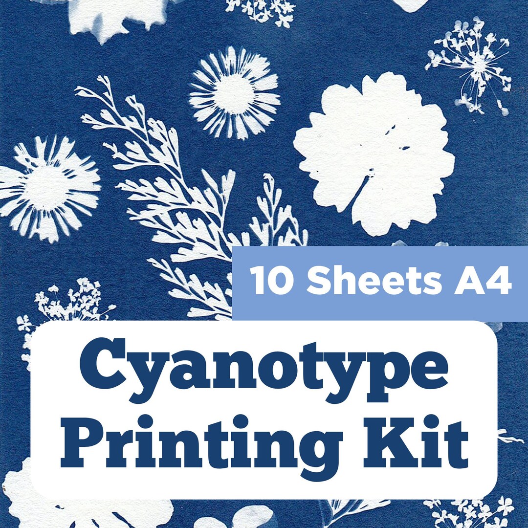 Sun Printing Paper, Cyanotype Printing Kit, Solar Printing Kit ...
