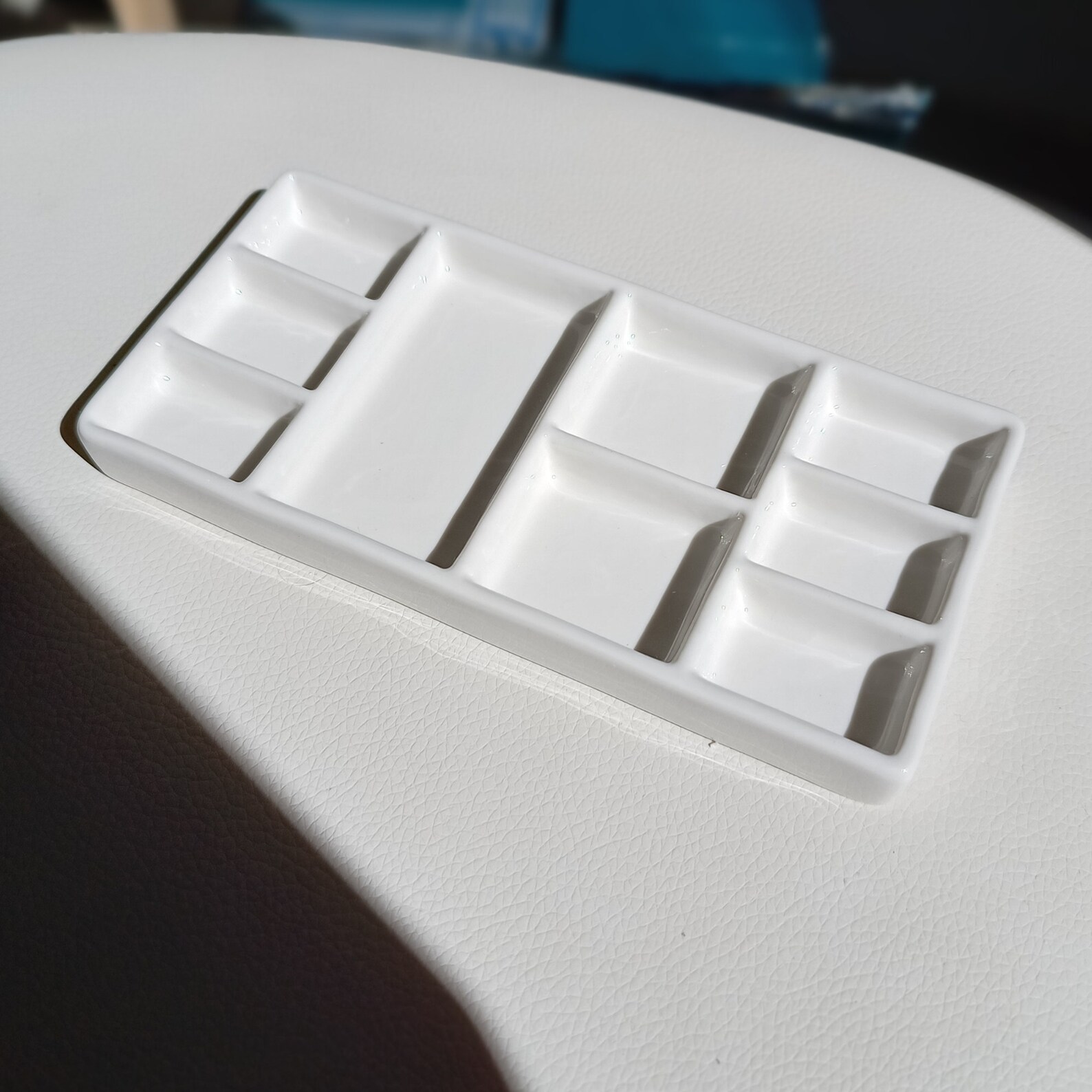 Ceramic Paint Palette, Artist Palette, Color Mixing Palette, Art Supply ...