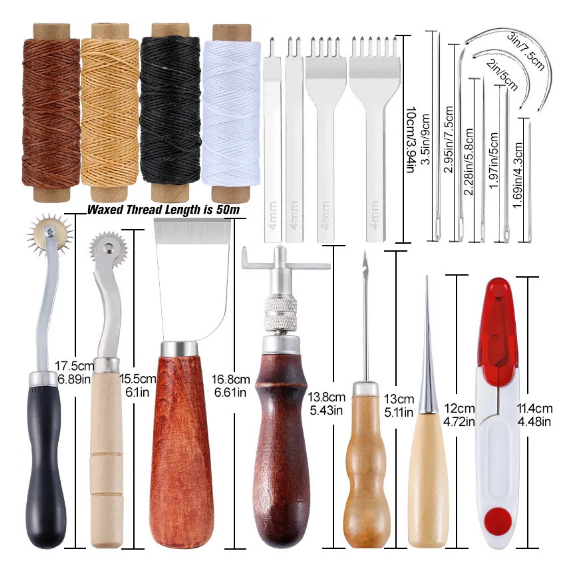 Leather Working, Leather Punch, Leather Work Tools, Leather Tooling Kit ...