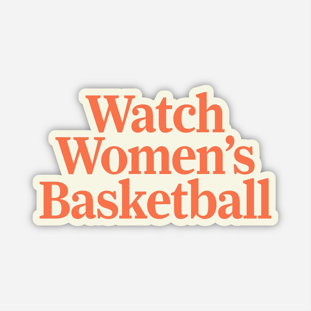Watch Women's Basketball Sticker | Women's Sports Stickers | Women's ...
