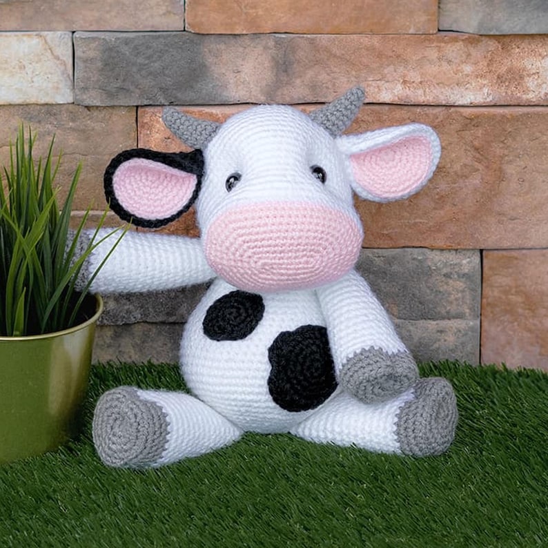 Cow. Crochet Pattern Pdf , Crochet Pattern, Cow. Pattern PDF Crochet - Etsy