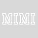Mimi Block Lettering Instant Download Black and White, Mimi Instant ...