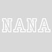 NANA Lettering Digital Download, NANA Template, Nana Writing - Etsy