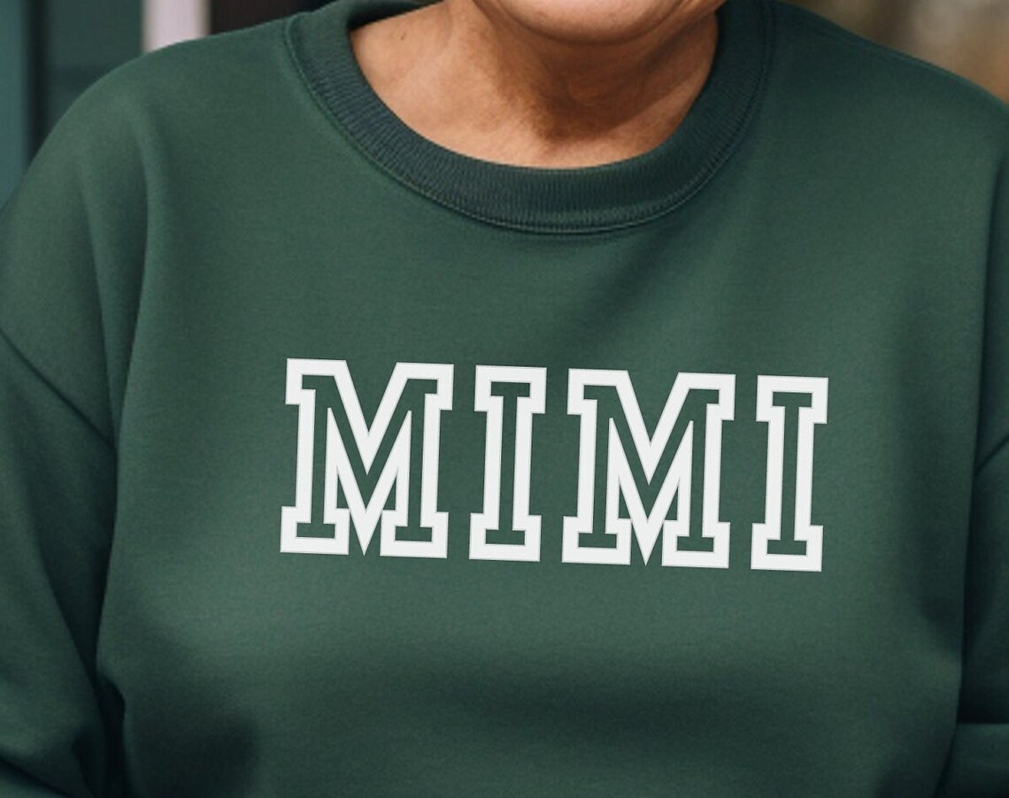 Mimi Block Lettering Instant Download Black and White, Mimi Instant ...