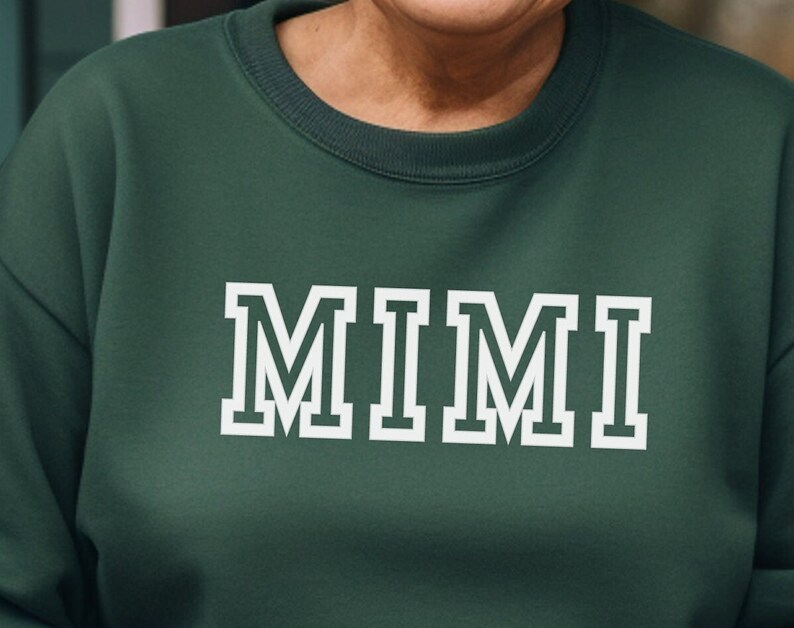 Mimi Block Lettering Instant Download Black and White, Mimi Instant ...