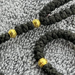 Handmade Light Blue Prayer Rope Set – 50 Knots With Cross & Tassel + 33 ...