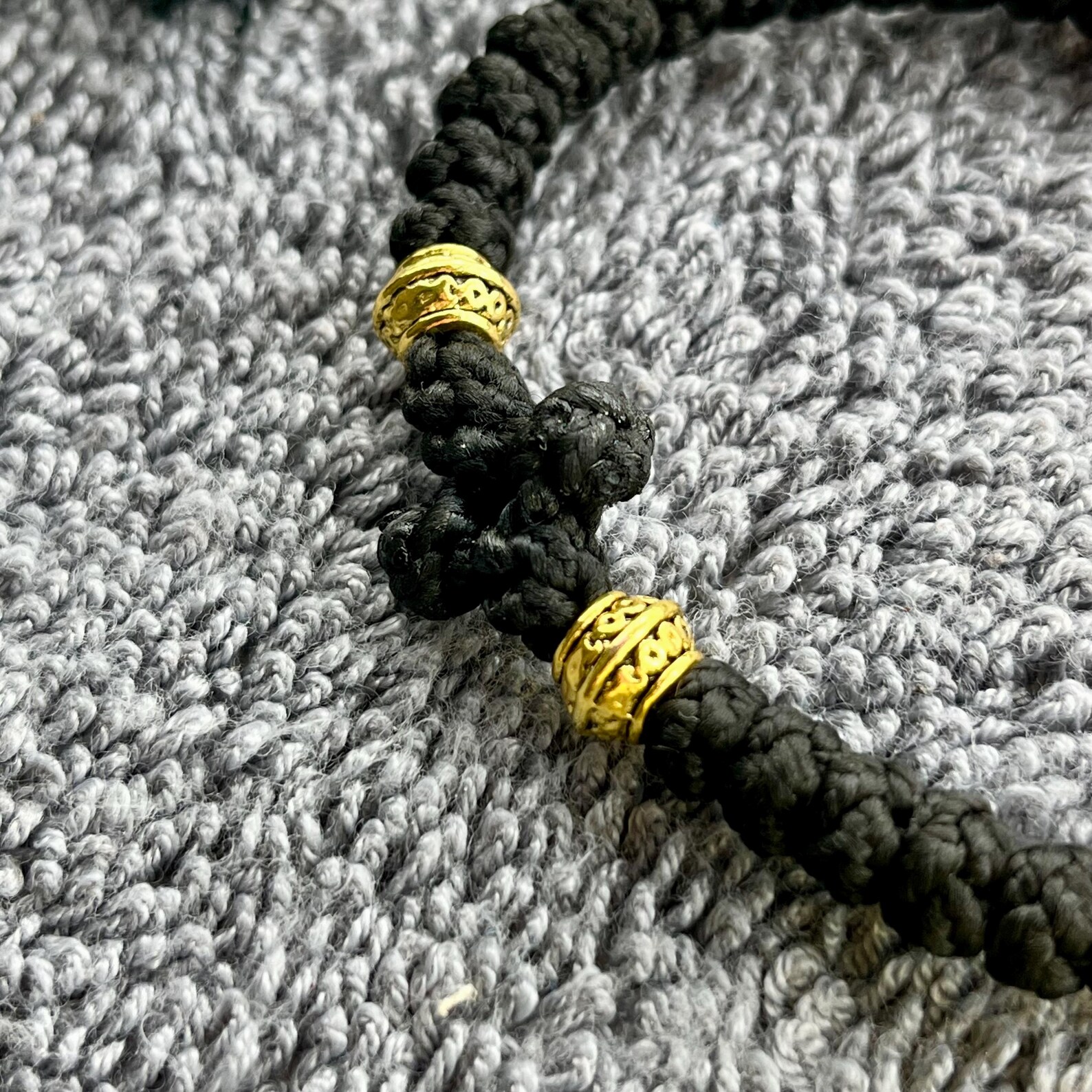 Handmade Light Blue Prayer Rope Set – 50 Knots With Cross & Tassel + 33 ...