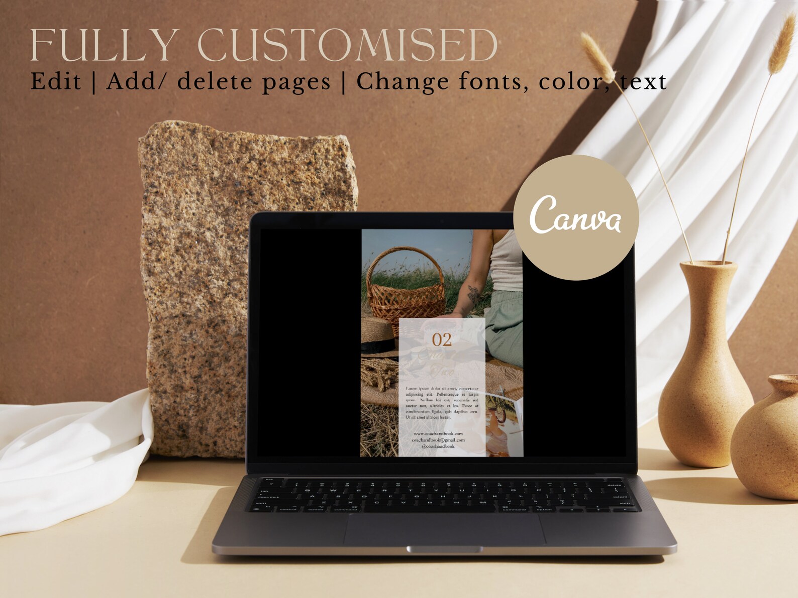 Mock up Canva Template for Coaches | Course Creator Mockups | Digital ...