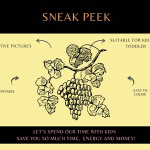 Fruits Coloring Printable Pages for Kids: Toddler Preschool ...