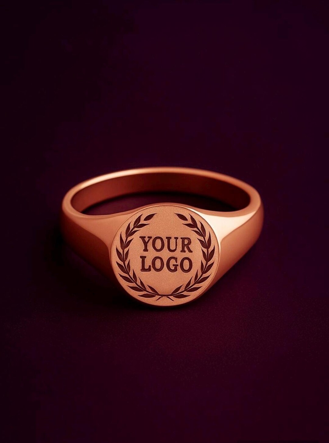 Custom Design Signet Ring – Personalized Symbol Engraved in 925 ...