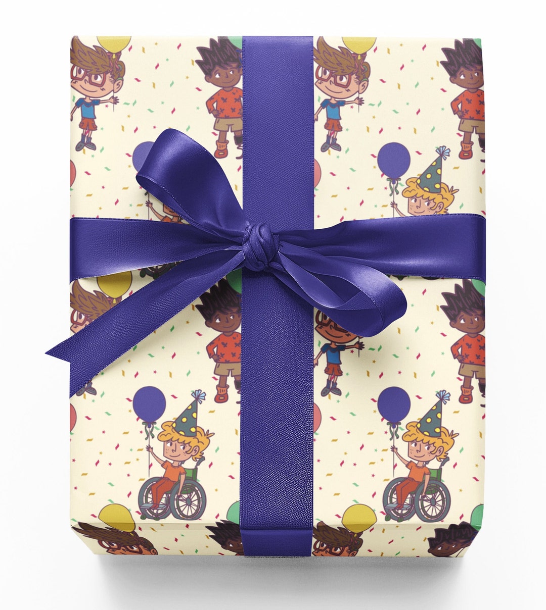 Mission Inclusion Boys Birthday Wrapping Paper - Etsy