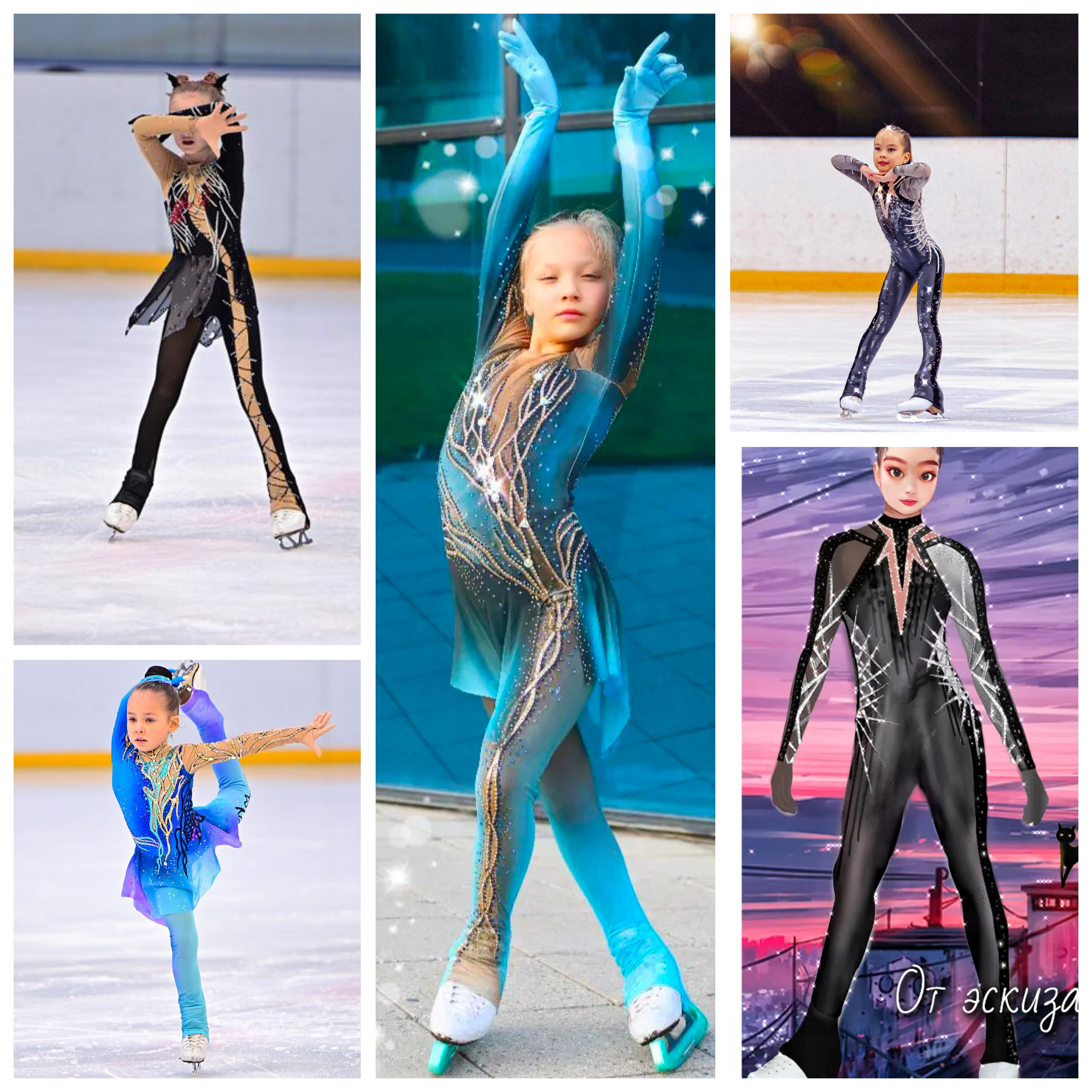 Making Sketches for Figure Skating and Leotards for Rhythmic Gymnastics ...