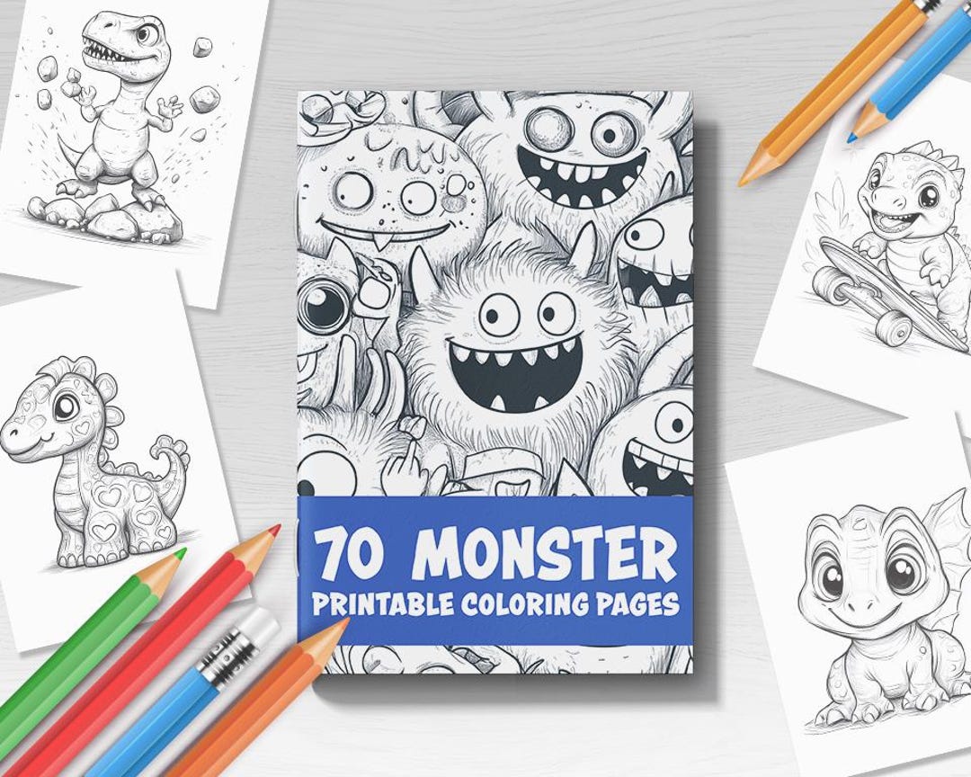 Doodle Coloring Activity Pack for Toddlers & Preschool Kids, 70 Fun ...