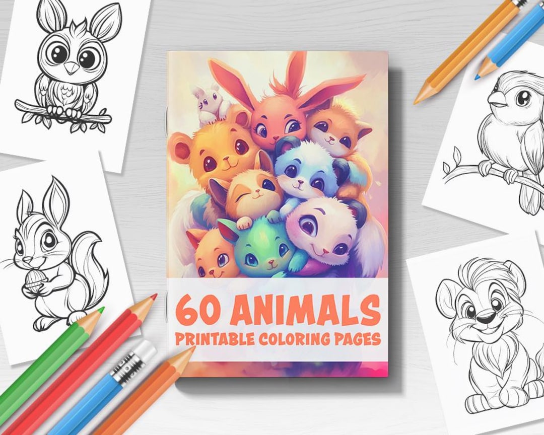 Homeschool Art Easy Coloring Pages for Preschool Toddlers, 60 Fun Pages ...