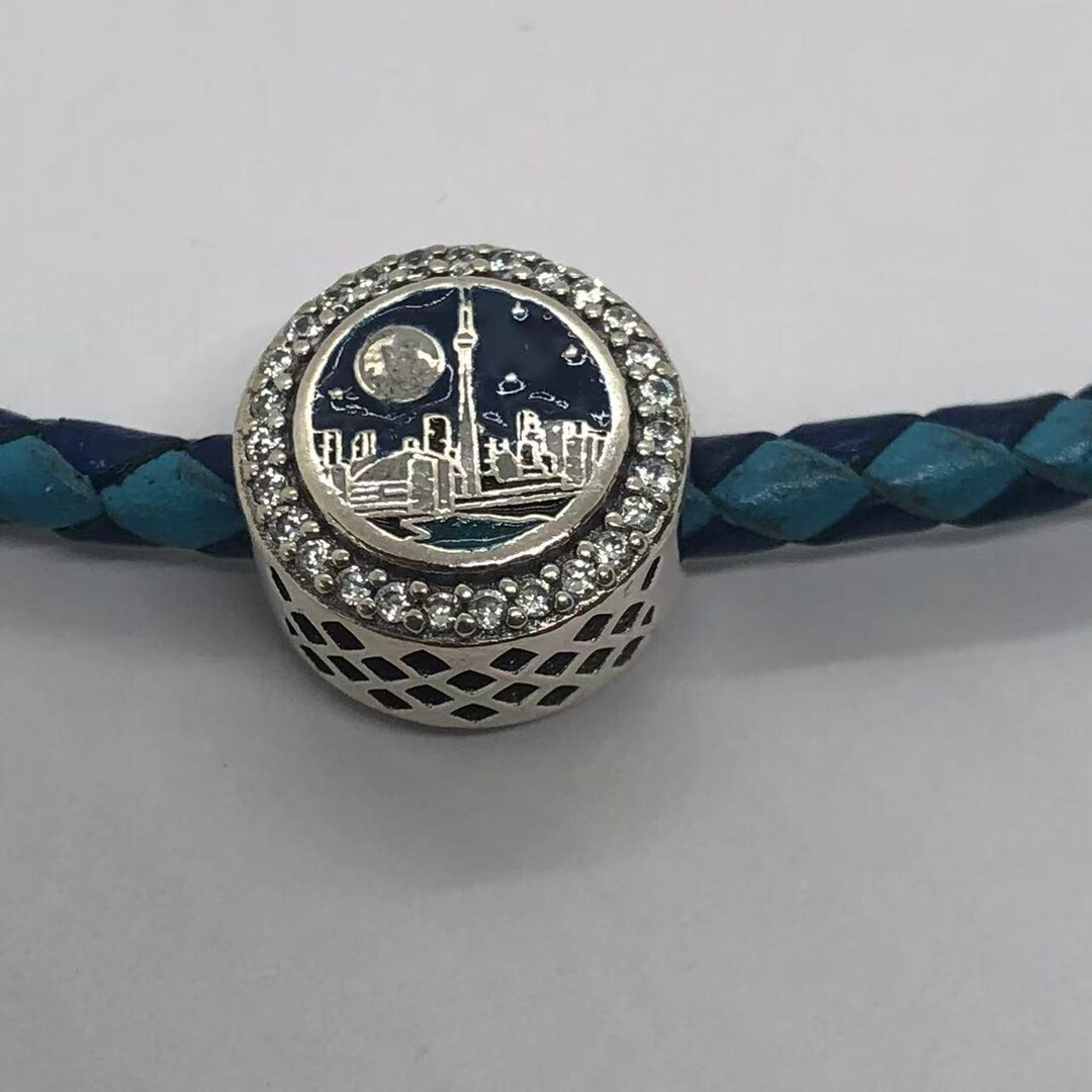 Pandora Toronto Night Skyline Charm/birthday Gift/travel Gift/s925 ...