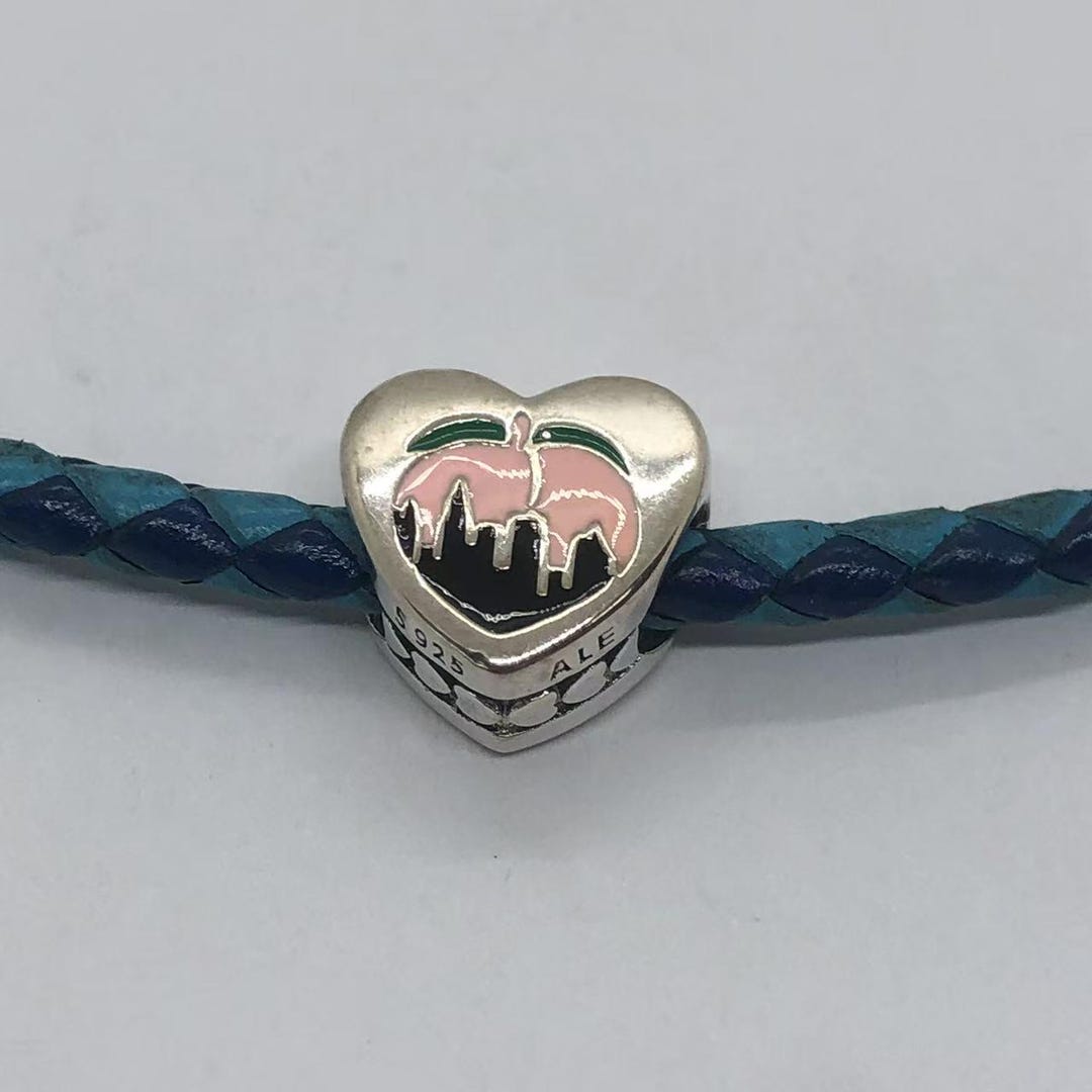 Pandora Atlanta Georgia State Exclusive Peach Heart Moments Charm ...