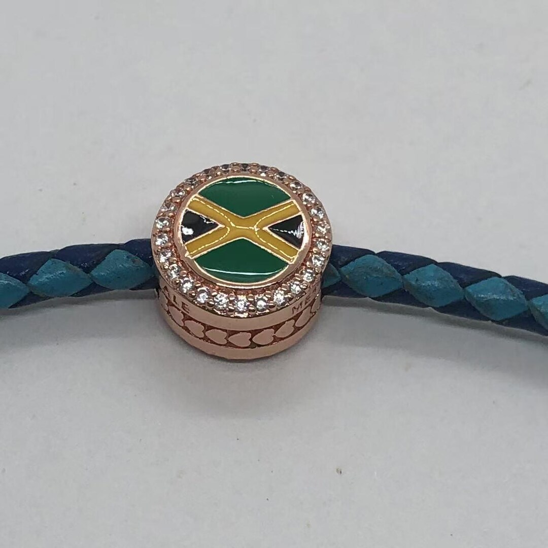 Pandora Jamaica Flag Bead Charm/birthday Gift/travel Gift/s925 Sterling ...