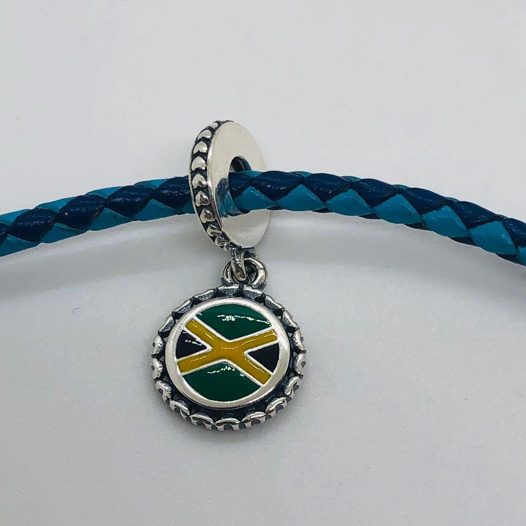 Pandora Jamaica Flag Dangle Charm /birthday Gift/travel Gift/ S925 ...