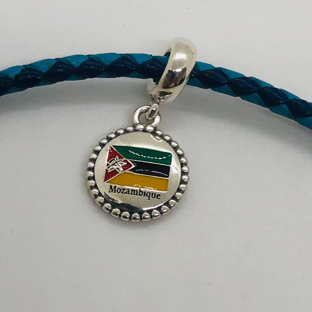 Pandora Flag of Mozambique Exclusive Dangle Charm/ Travel Gift/ S925 ...