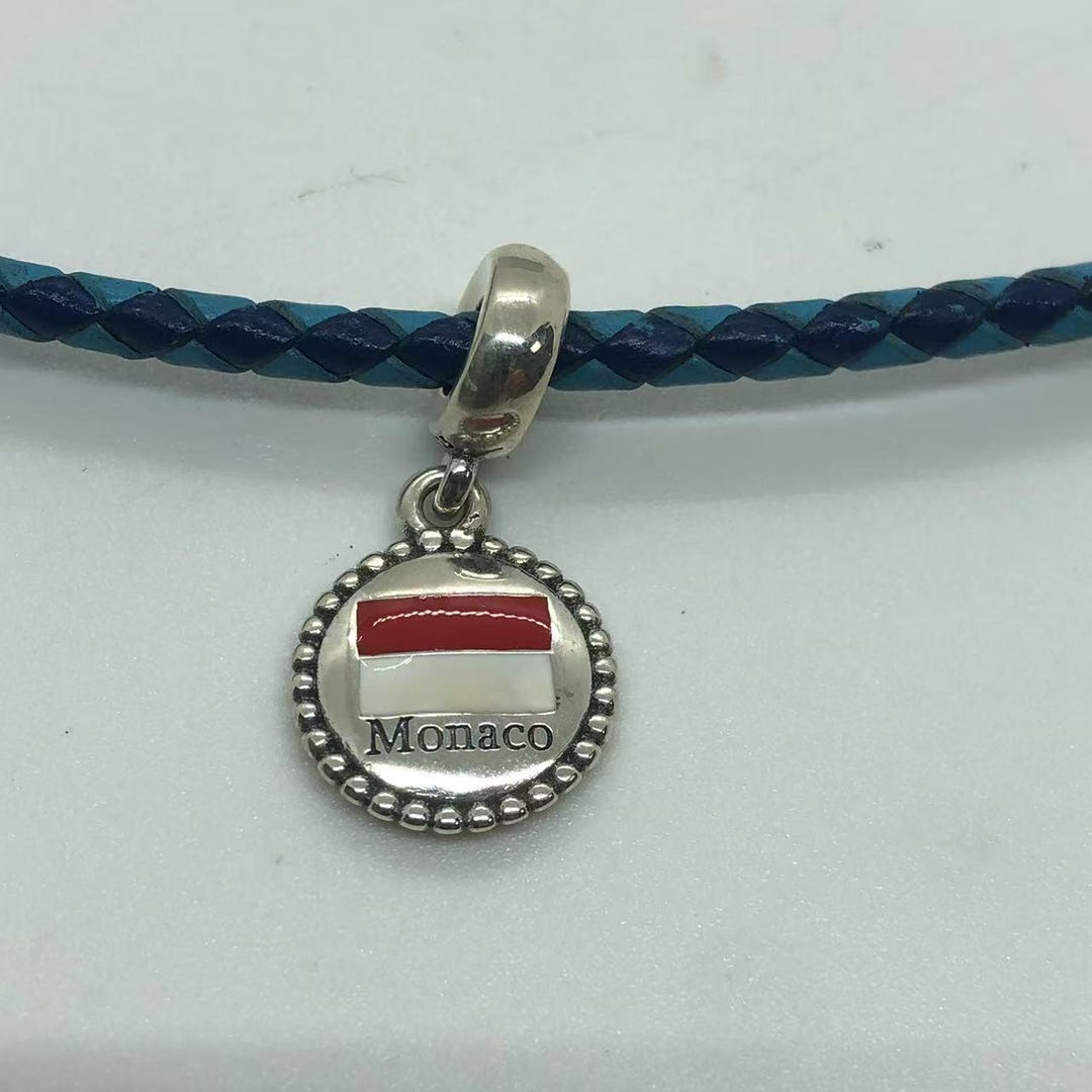 Pandora Monaco Flag Exclusive Charm/birthday Gift/travel Gift/ S925 ...