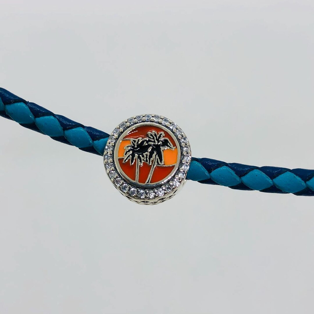 Pandora Florida Palm Trees Exclusive Moments Bead Charm /travel Gift ...