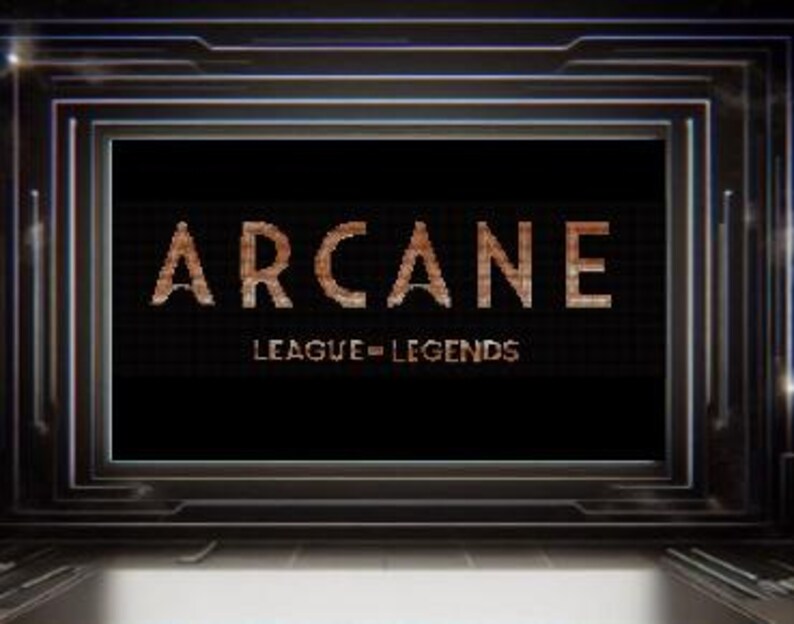 Arcane Logo Cross Stitch Pattern League of Legends Arcane Season 2 ...