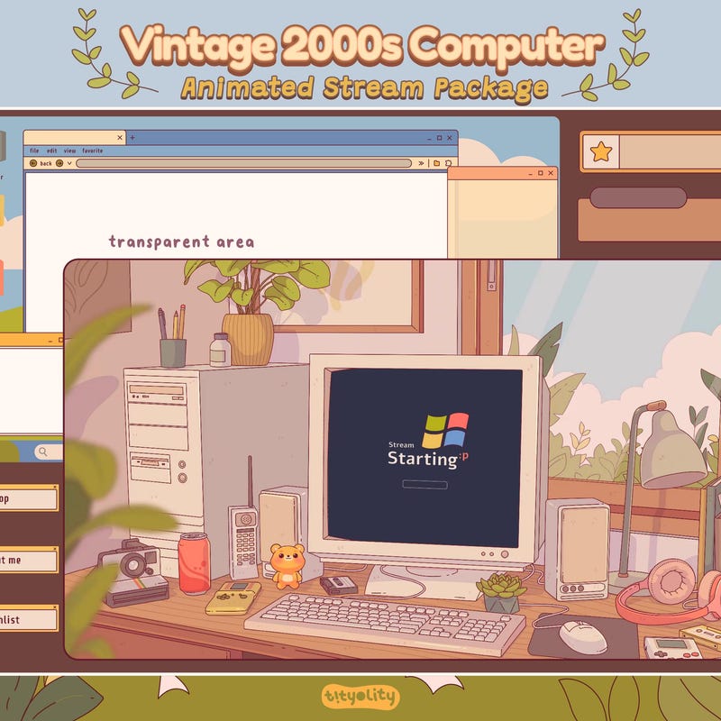 Packs Overlays Retro - Etsy