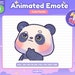 Cute Panda Animated Emote | Hmm Emote | Thinking Emoji | Kawaii Panda ...