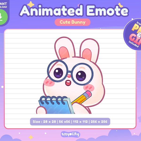 Taking Notes Twitch Emotes - Etsy