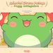 Animated Cute Frog Overlay | Froggy Cottagecore Overlay Package | Cozy ...