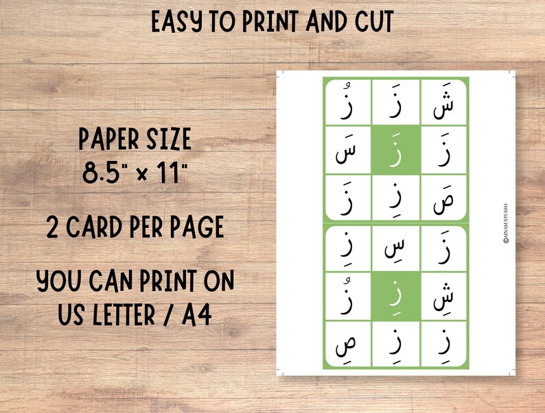 Arabic Letter Clip and Match Activities Islamic Busy Book Arabic ...