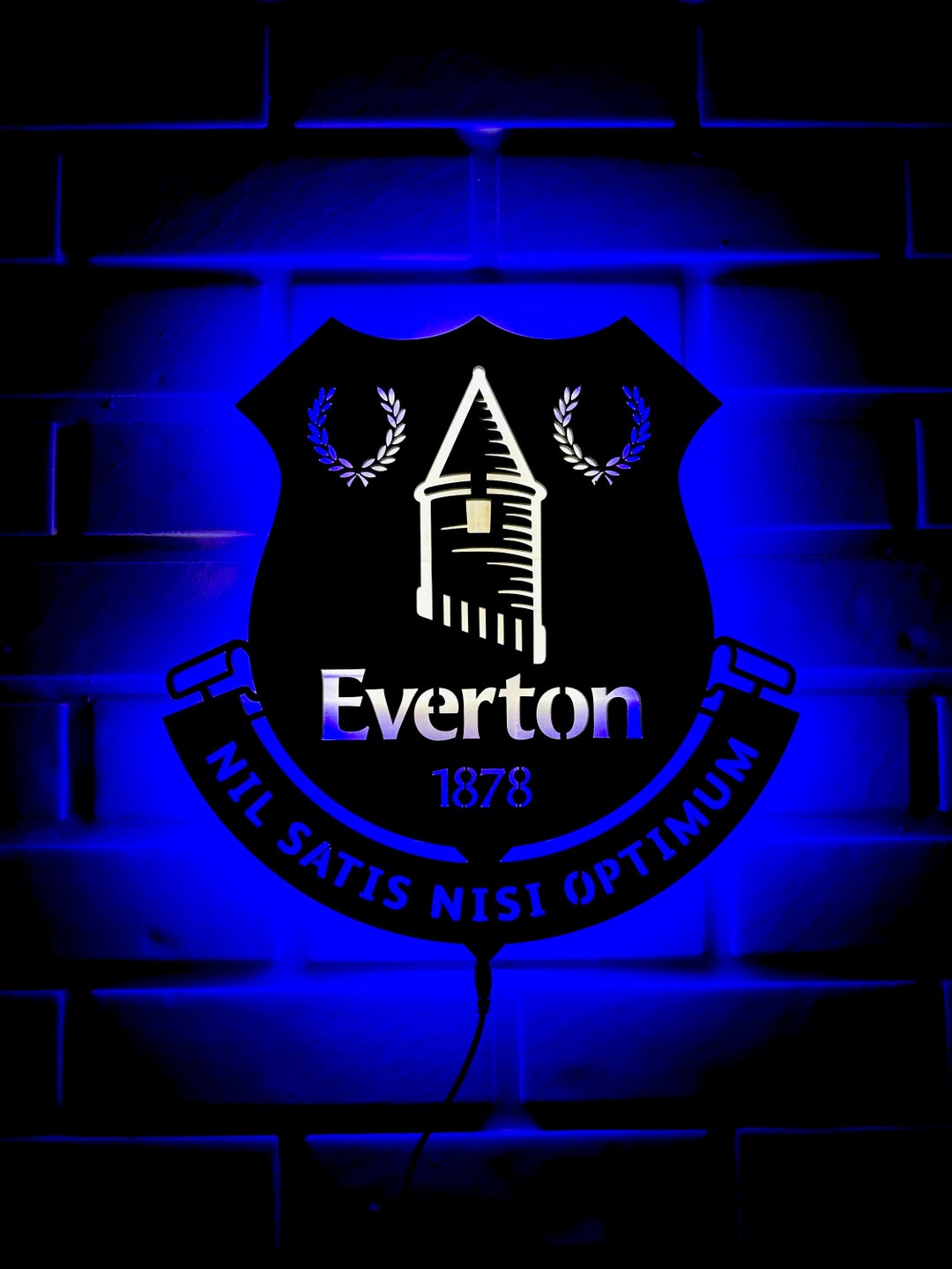 Everton Led Sign Everton Wall Art Everton Led Light Everton - Etsy