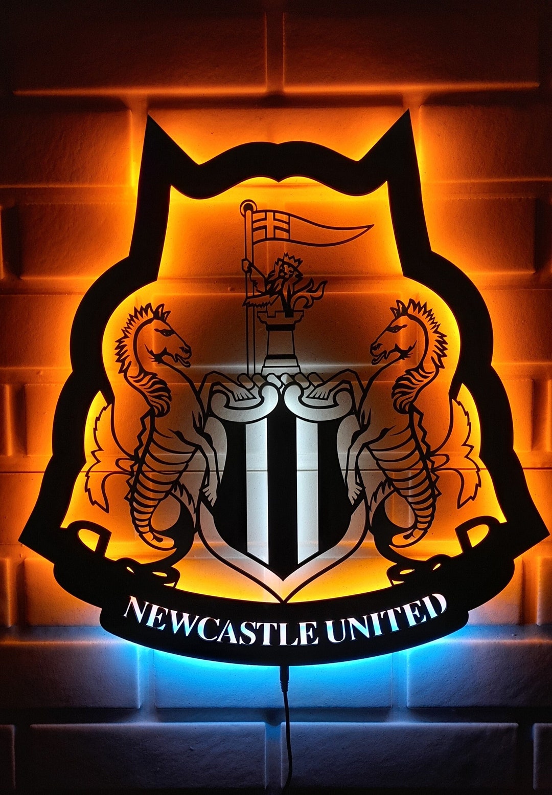 Newcastle United Led Sign Newcastle United Wall Art - Etsy