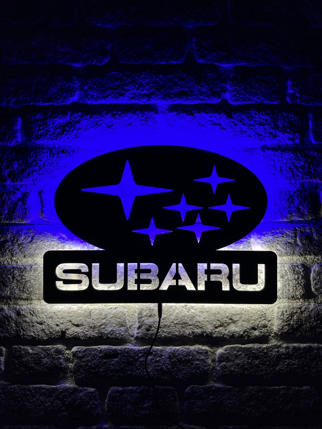 Subaru Led Sign Subaru Wall Art Subaru Led Light Subaru - Etsy