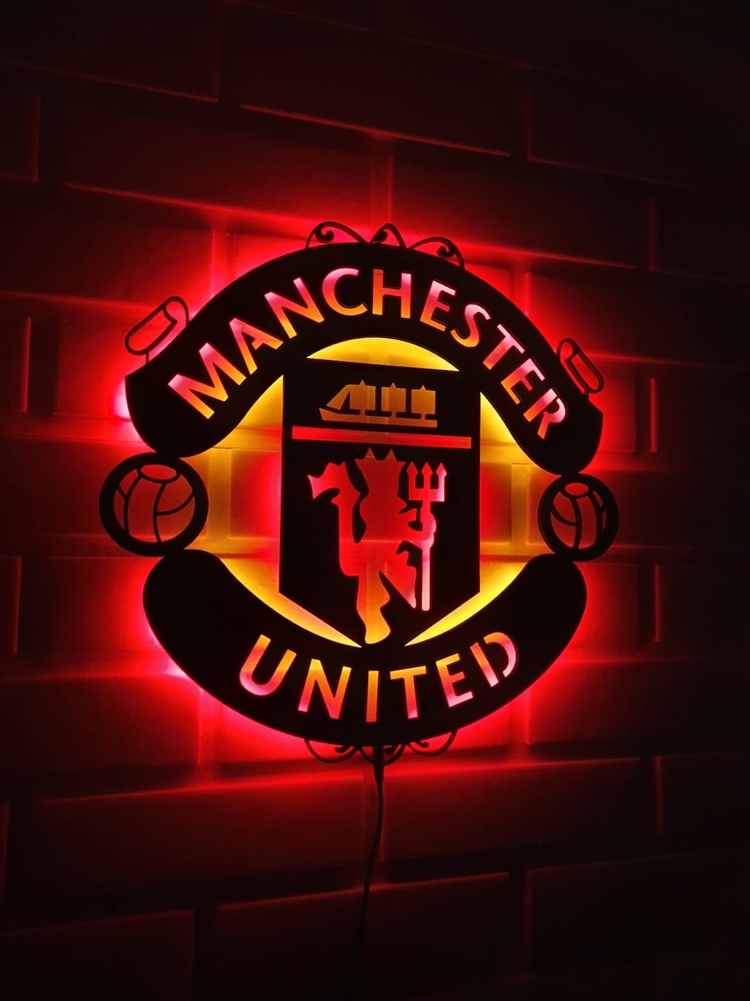 Manu Led Sign Manu Wall Art Manu Led Light Manchester - Etsy UK