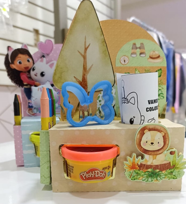 Play-doh Activity Box Template Playdoh Box Playdoh Coloring Box Party ...