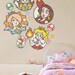 Super Mario Bros Wall Decal Princess Peach Wall Sticker Pauline ...