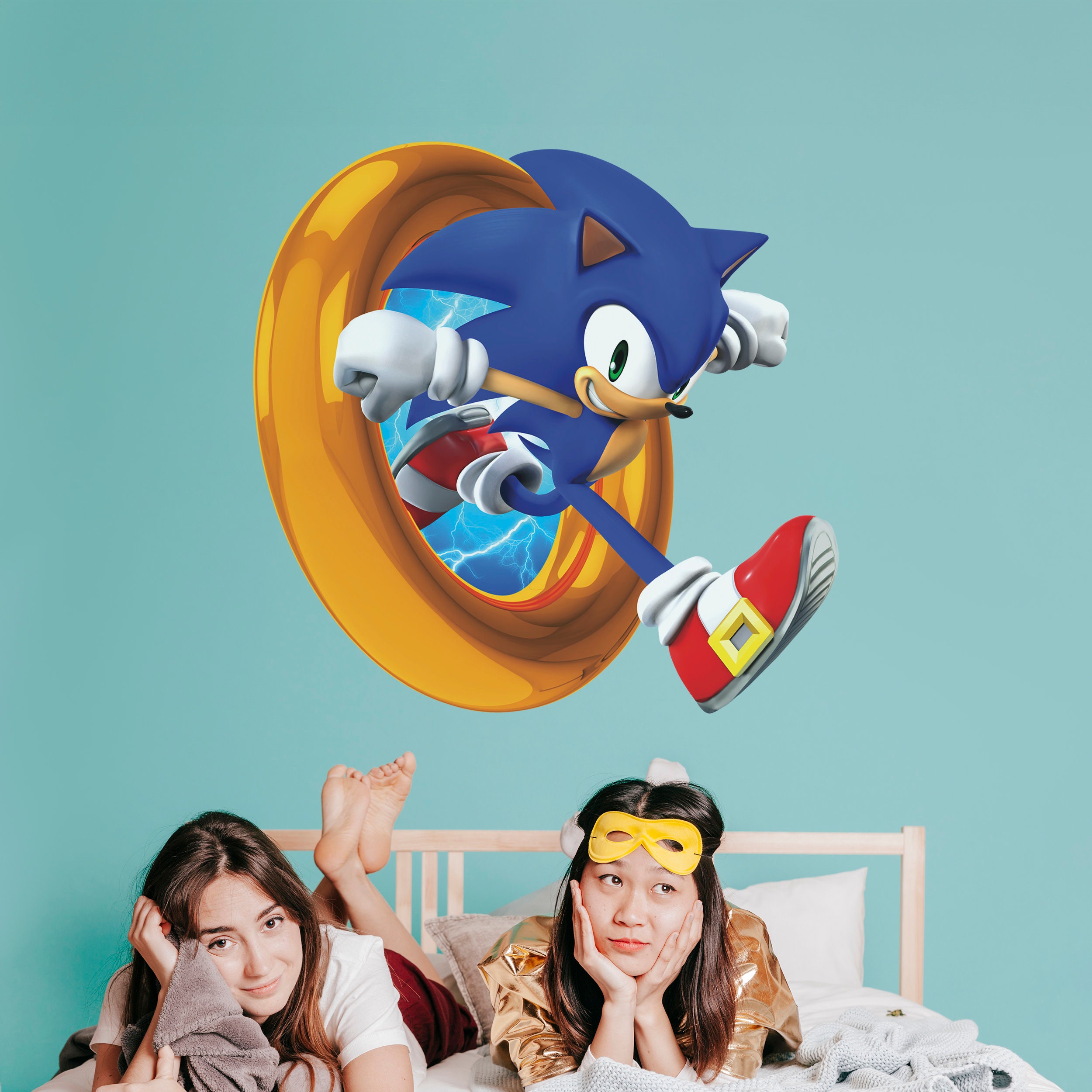 Removable Super Sonic Wall Decal Sonic the Hedgehog Wall Sticker for ...