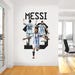 Removable Vinyl Lionel Messi Wall Decal Football Wall Sticker for ...