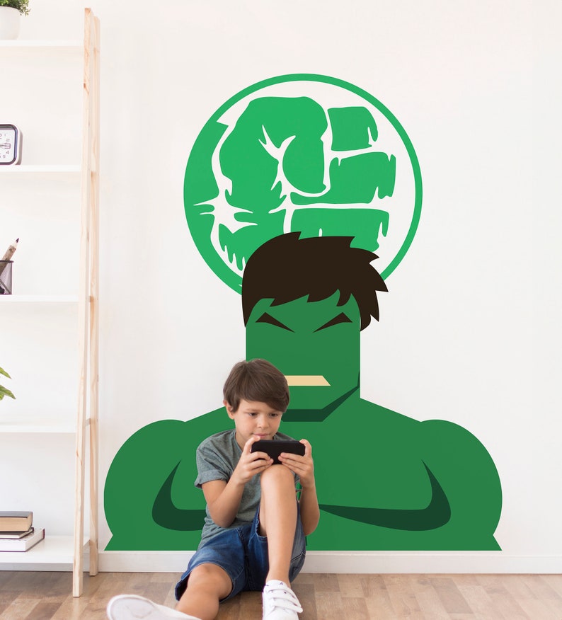 Marvel Wall Decal Superheroes Wall Sticker Thor Wall Art for Kid Room ...