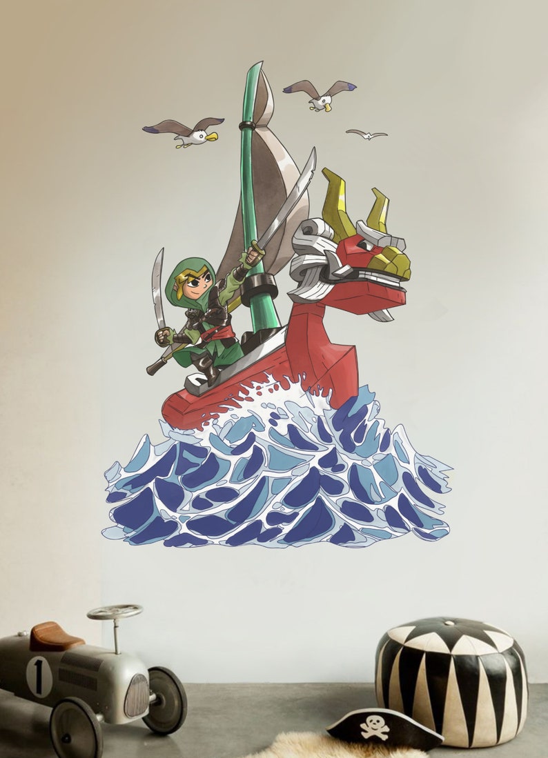 Peel and Stick the Legend of Zelda Wall Decal Video Games Wall Sticker ...