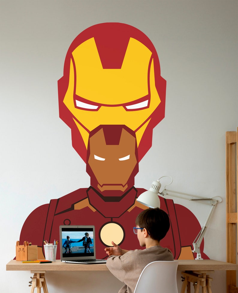 Marvel Wall Decal Superheroes Wall Sticker Thor Wall Art for - Etsy