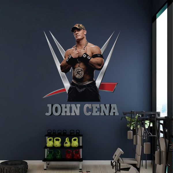 Wwe Wall Decal - Etsy