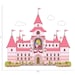 Princess Castle Wall Decal: Peach Castle Art for Girl Room Decor - Etsy