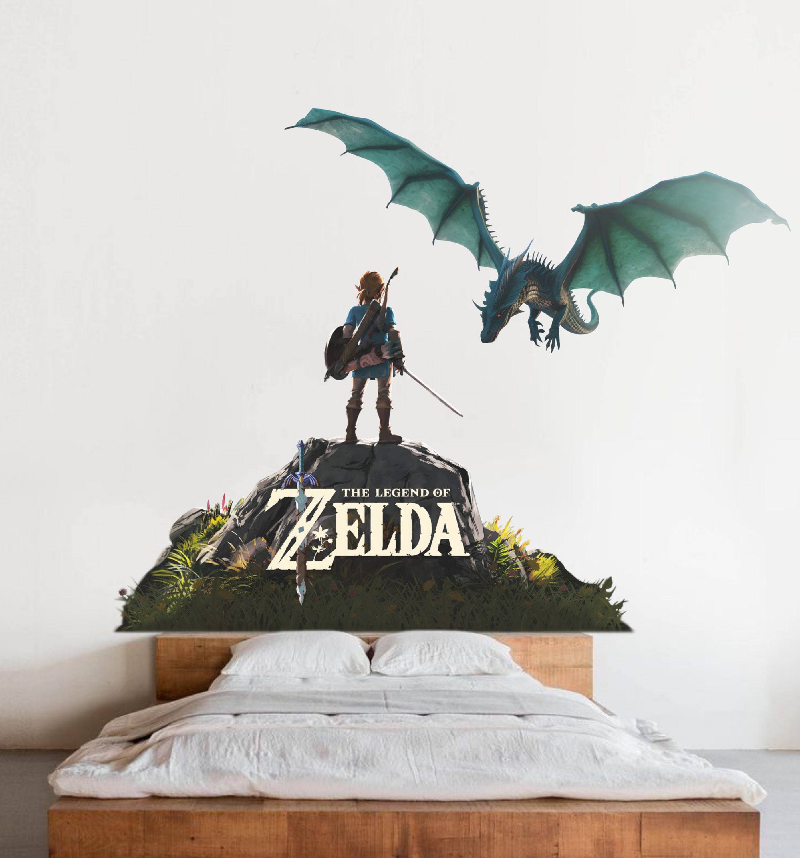 Peel and Stick the Legend of Zelda Wall Decal Argorok Dragon Wall ...