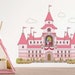 Princess Castle Wall Decal: Peach Castle Art for Girl Room Decor - Etsy