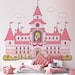 Super Mario Wall Decal Princess Peach Wall Sticker Princess Castle Wall ...